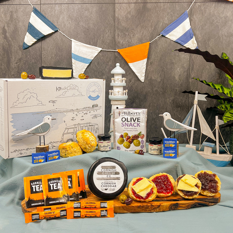 Cornish Cream Tea I Afternoon Tea Hamper Delivery I Cornwall Cream Tea ...