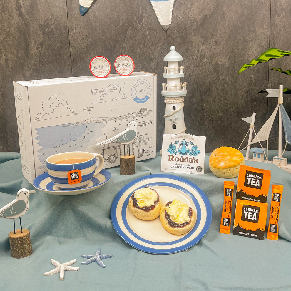 Cornish Cream Tea For 2 I Cornish Clotted Cream Tea By Post – Cornish ...