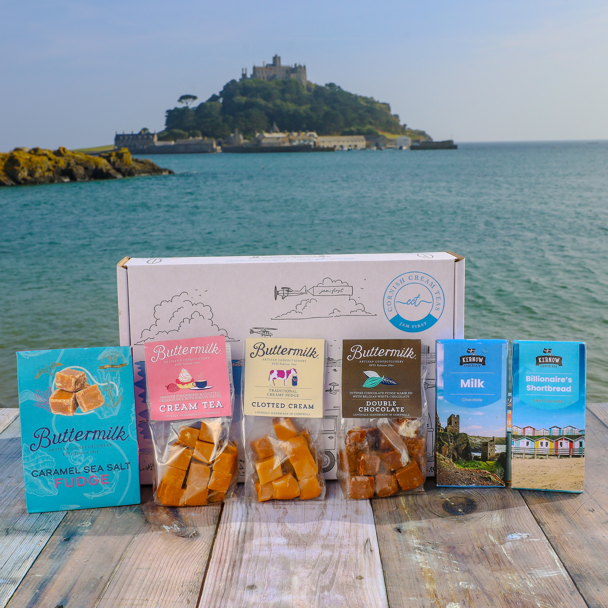 Fudge & Chocolate Delight Box – Cornish Cream Teas