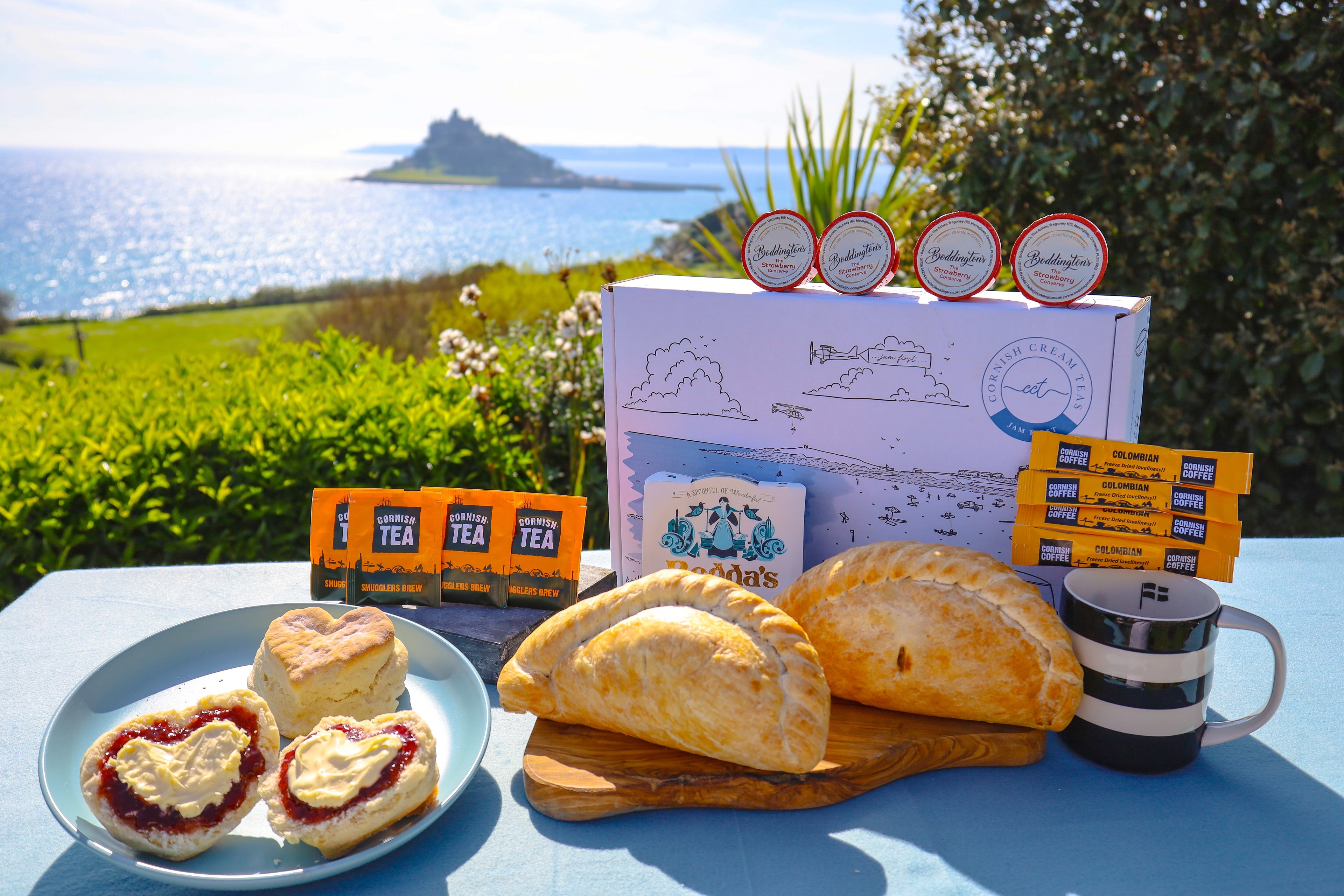 Cornish Cream Tea I Afternoon Tea Hamper Delivery I Cornwall Cream Tea cornish-cream-tea-i-afternoon-tea-hamper-delivery-i-cornwall-cream-tea