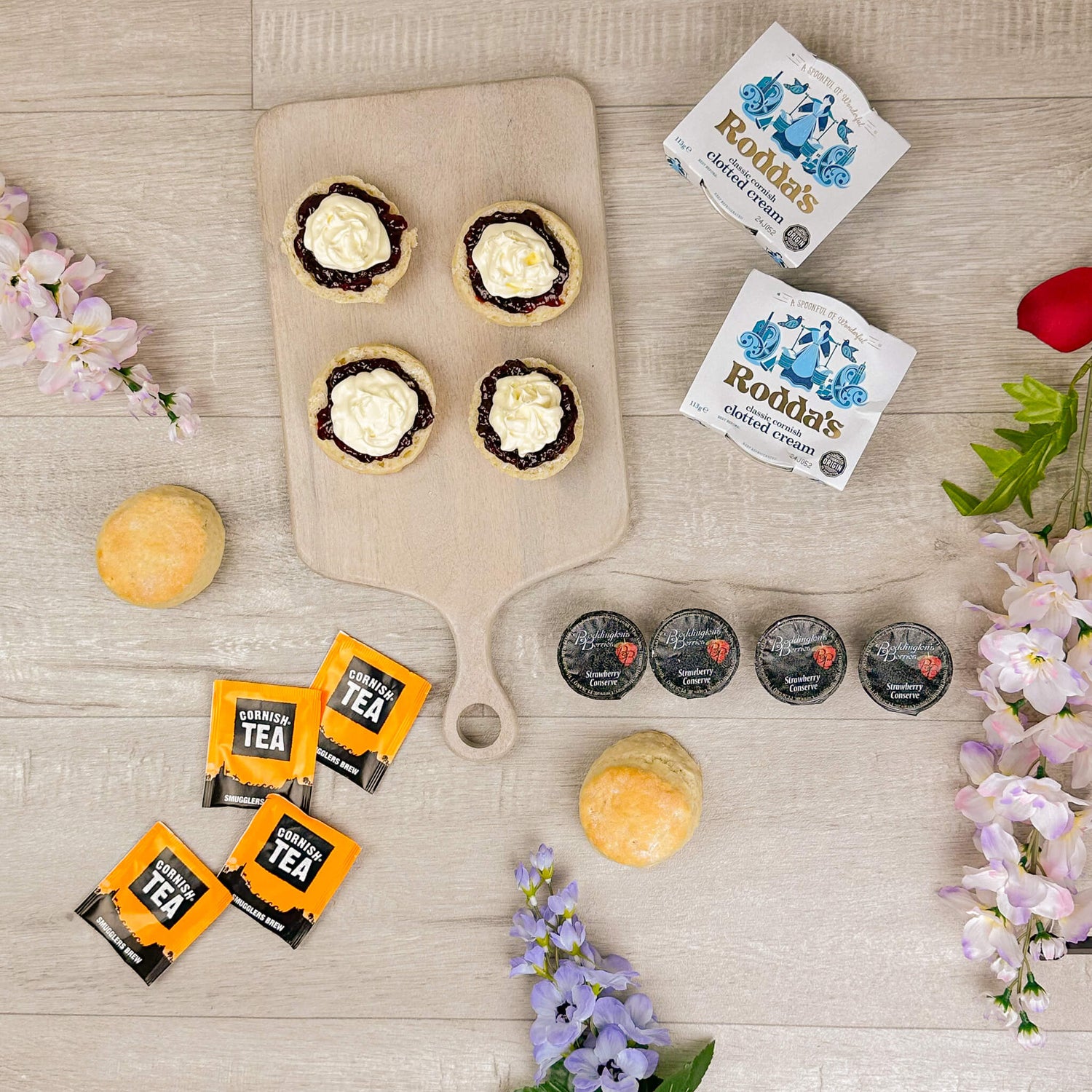 Cornish Cream Tea I Afternoon Tea Hamper Delivery I Cornwall Cream Tea ...