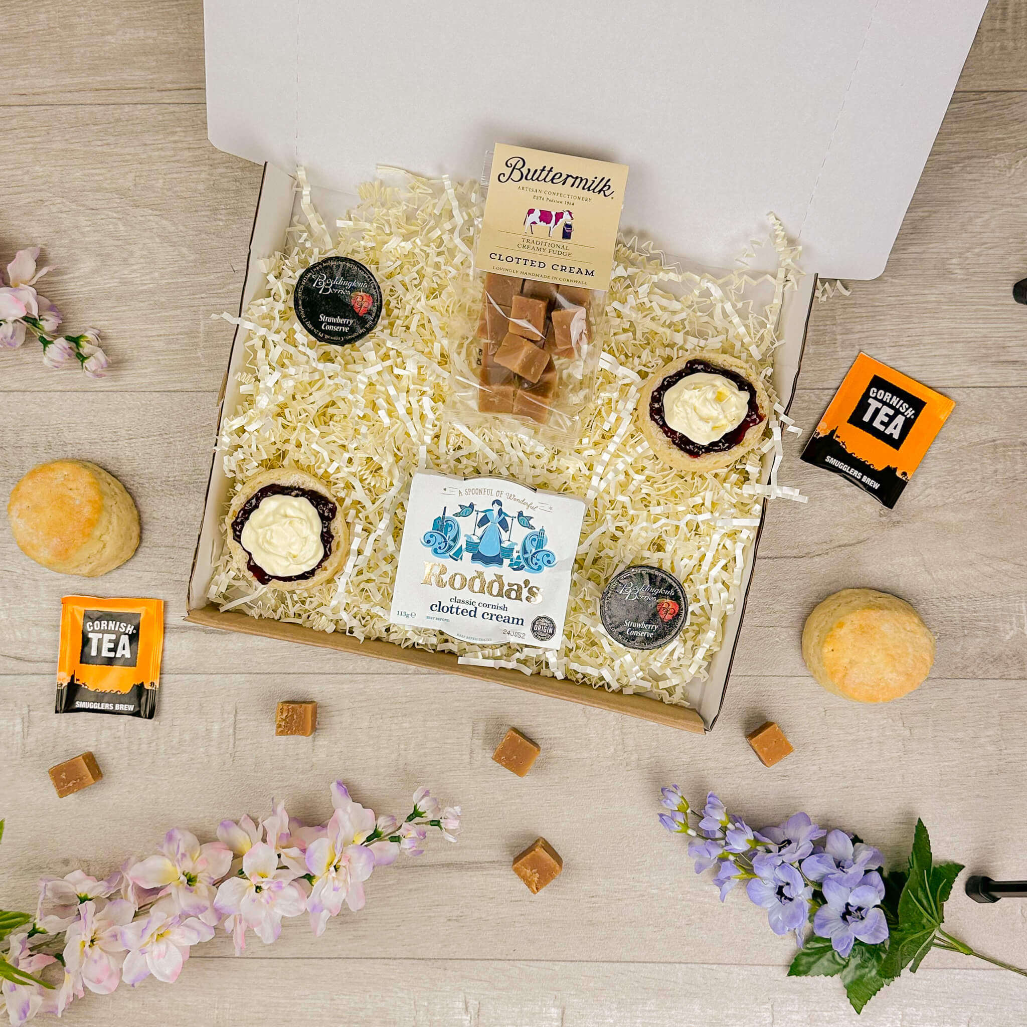 Cornish Cream Tea For 2 I Cornish Clotted Cream Tea By Post – Cornish ...