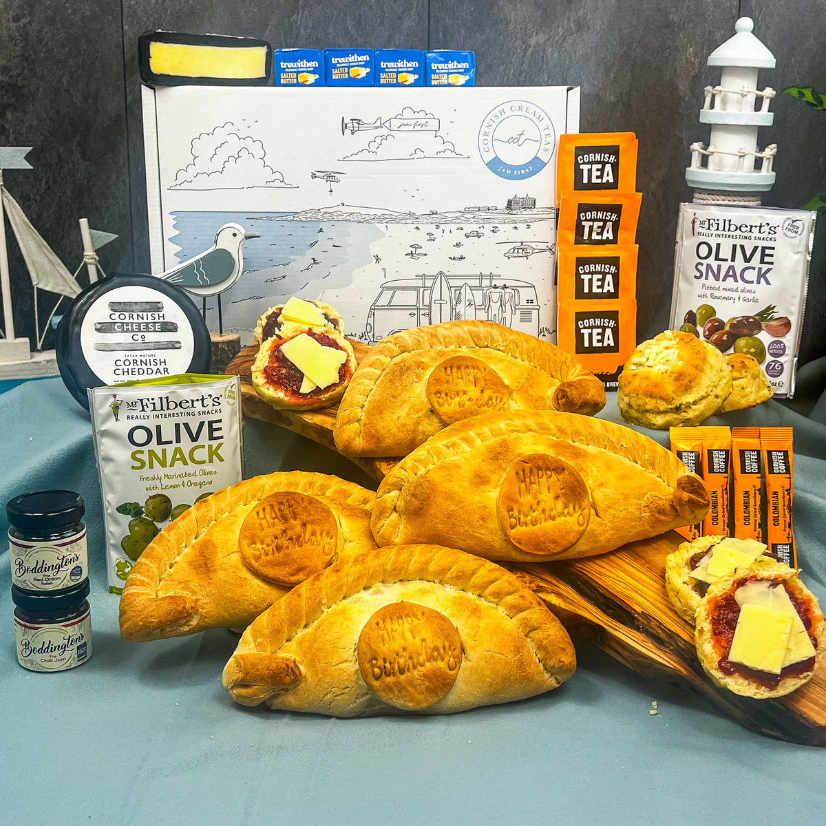 Cornish Cream Tea I Afternoon Tea Hamper Delivery I Cornwall Cream Tea ...