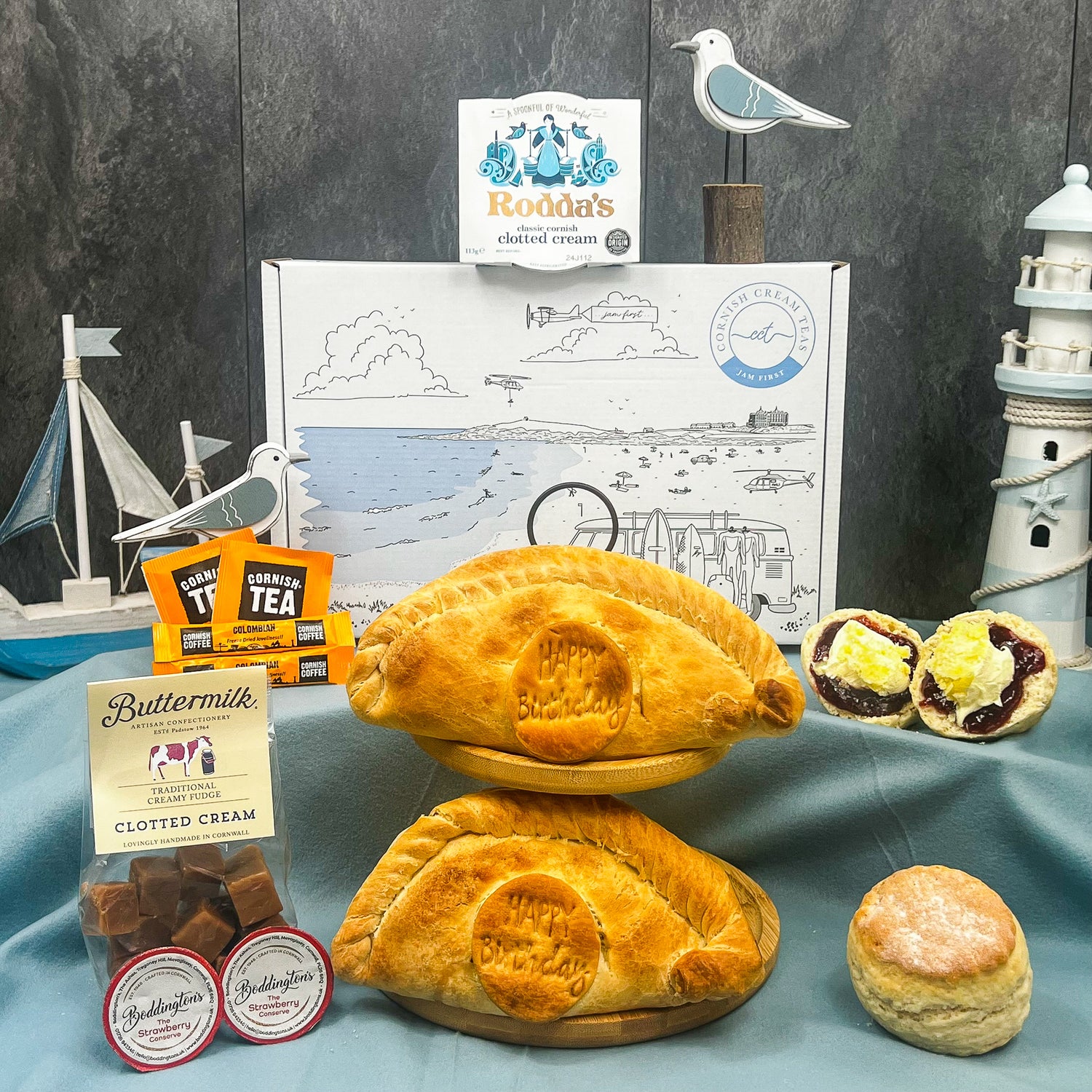 Cornish Cream Tea I Afternoon Tea Hamper Delivery I Cornwall Cream Tea ...