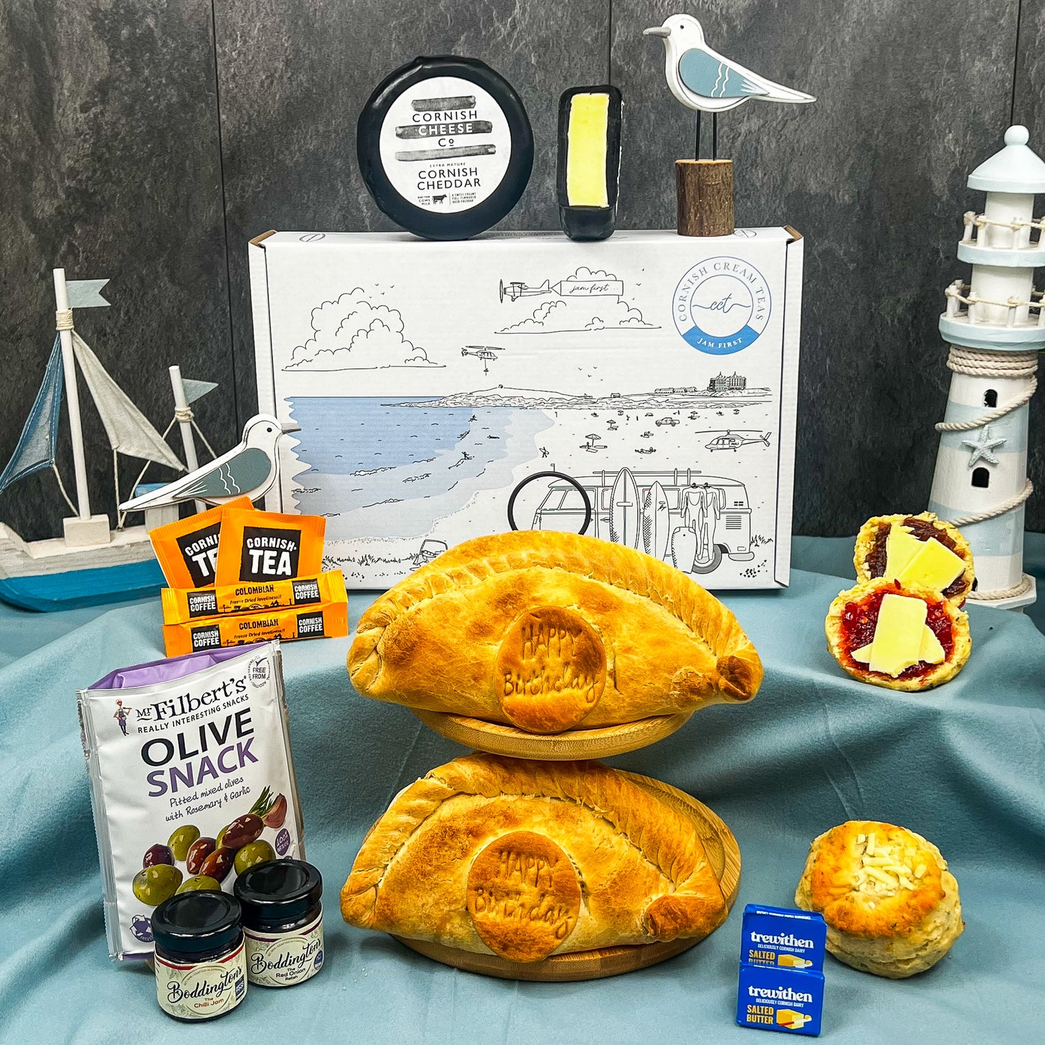 Cornish Cream Tea I Afternoon Tea Hamper Delivery I Cornwall Cream Tea ...